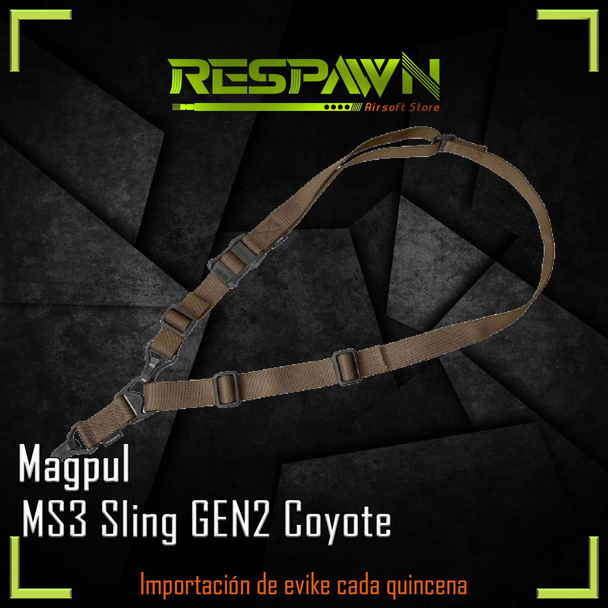 Sling Magpul Industries, MS3 Sling, Ge Color Coyote – Respawn