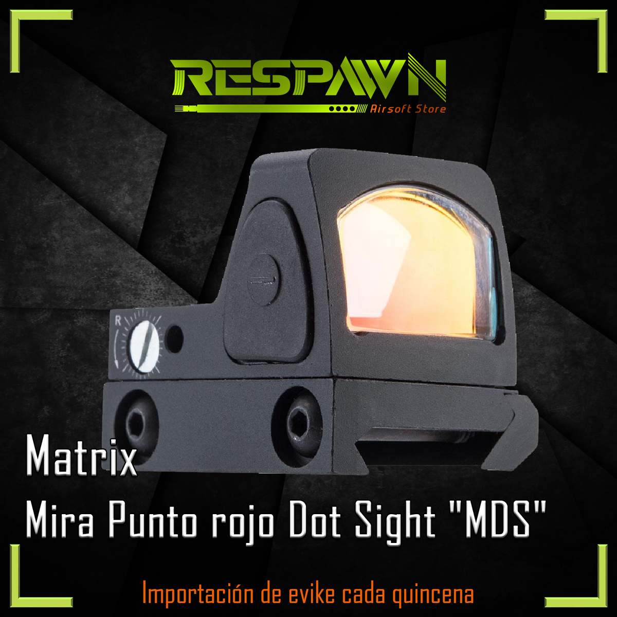 Mira Matrix Red Dot Sight "MDS" Flat Top Low Profile (Color: Black ...